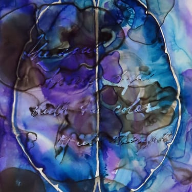 The Color of Thought: Original ink painting on yupo of | Artologica ...