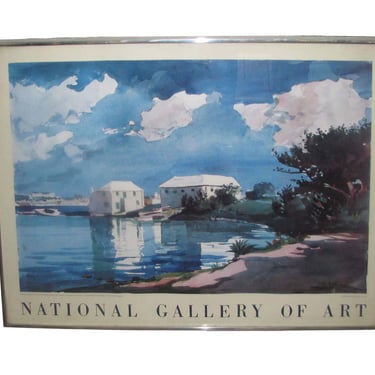 Vintage National Gallery of Art Monet Exhibit Poster | Olde Good Things ...