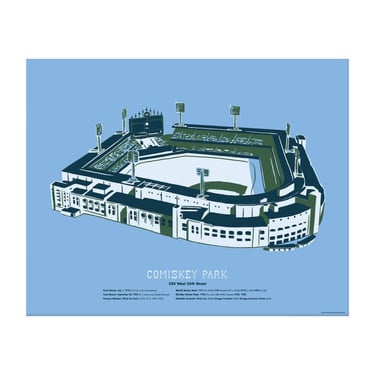 Old Comiskey Park Print 16x20 | Foursided | Chicago, IL