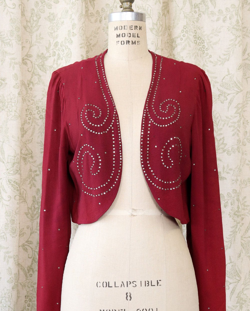 Mulberry Rhinestone Bolero M/L | Omnia - Gowanus - Brooklyn, NY | ATTIC