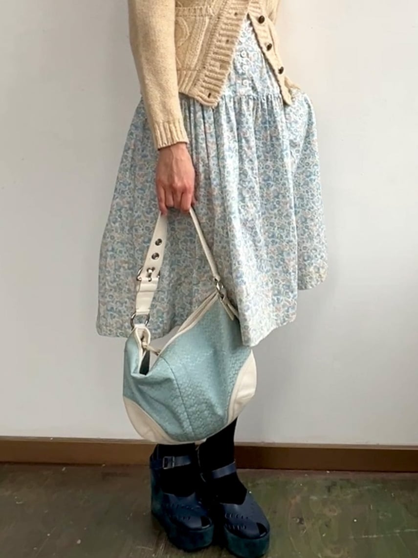 Pale Blue Coach Logo Hobo | Banshee | Portland, OR