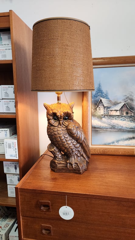 Vintage Large Owl Lamp | Vintage MC | Frederick, MD