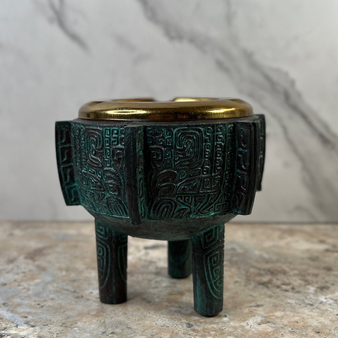 Vintage Mid-Century James Mont Style Ashtray - Sophisticated Room ...