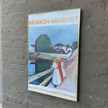 Edvard Munch Exhibition Poster, Summer 1982 | GoodWood - U St ...