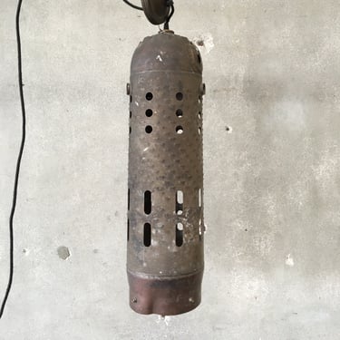 Repurposed Industrial Brutalist Light Fixture | Urban Americana - Long ...