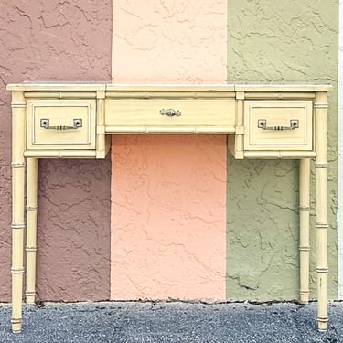 Henry Link Faux Bamboo Vanity | Palm Beach Regency - Lake Park, FL | ATTIC