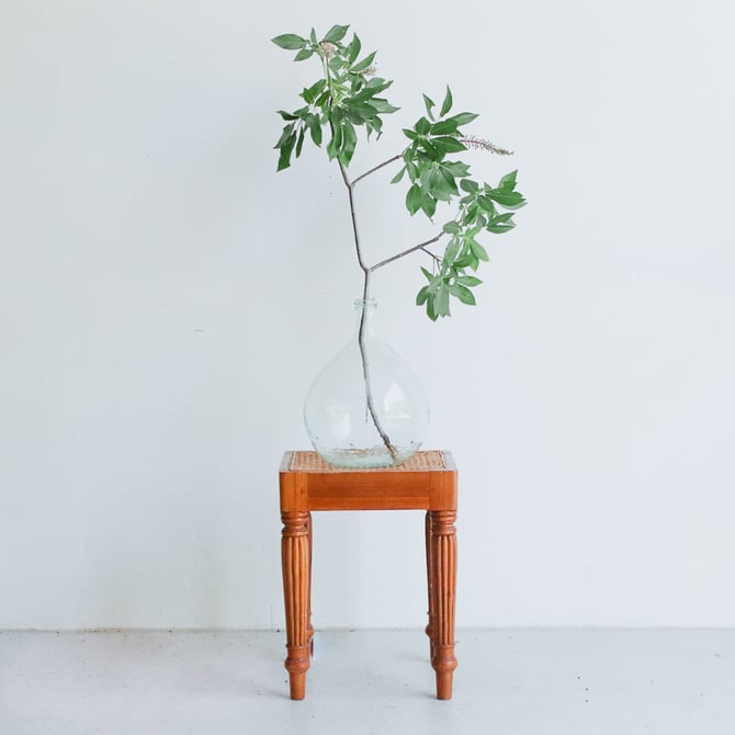 Birds-eye Cane Stool from Elsie Green of Concord, CA | ATTIC