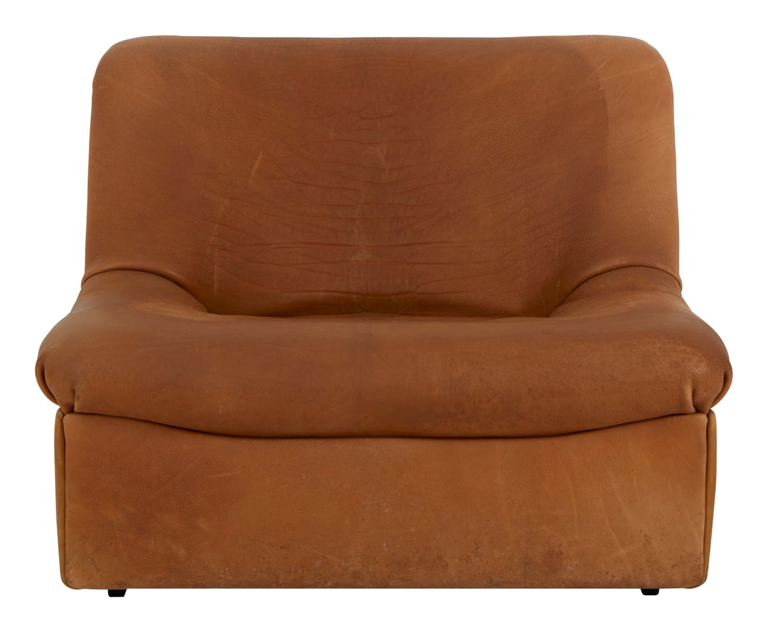 Vintage Bullhide Leather Chair | Jayson Home | Chicago, IL