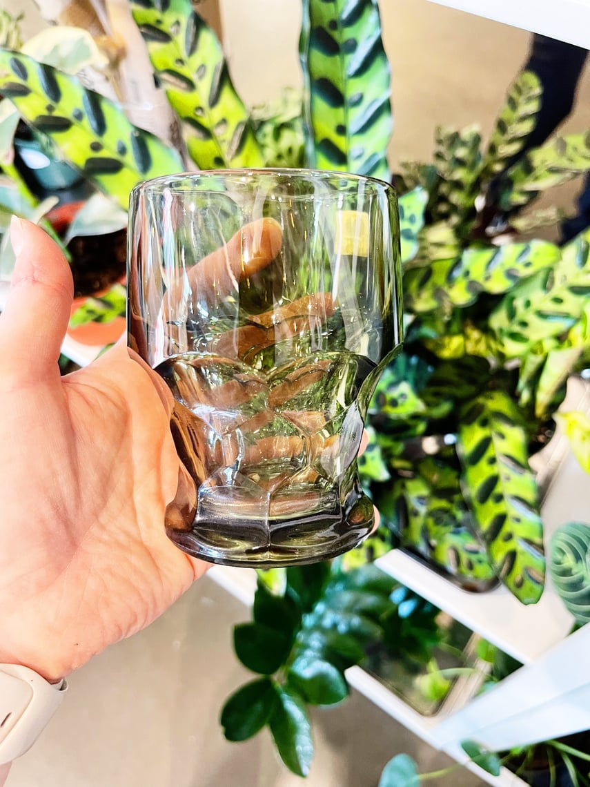 Vintage Viking Gray Green Honeycomb Glasses | Jungle and Loom ...