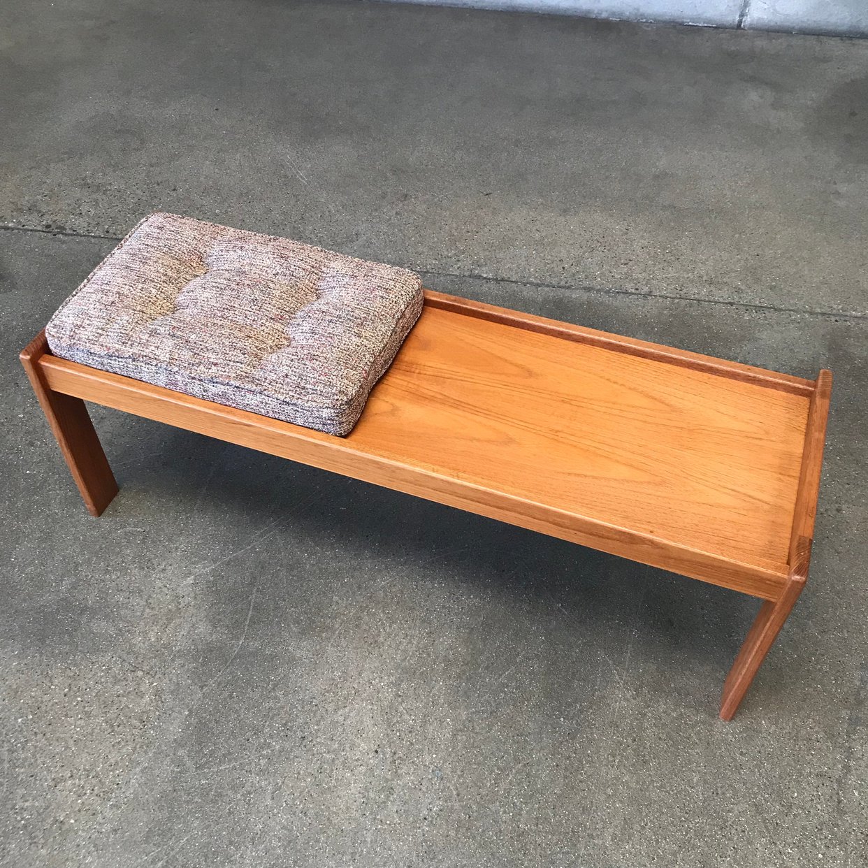 Solid Teak Table/Bench/Entry Table by Komfort | Urban Americana - Long ...