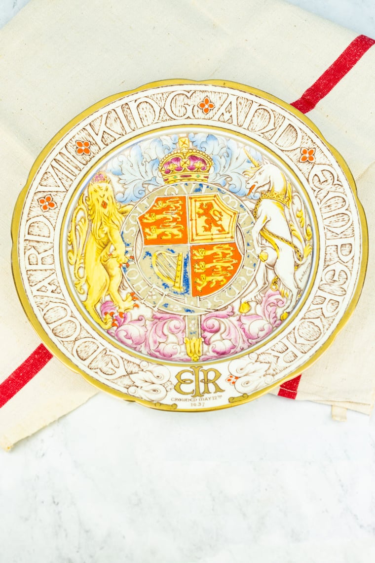 Vintage Edward VIII 1937 Paragon Coronation Plate | Posh Chicago ...