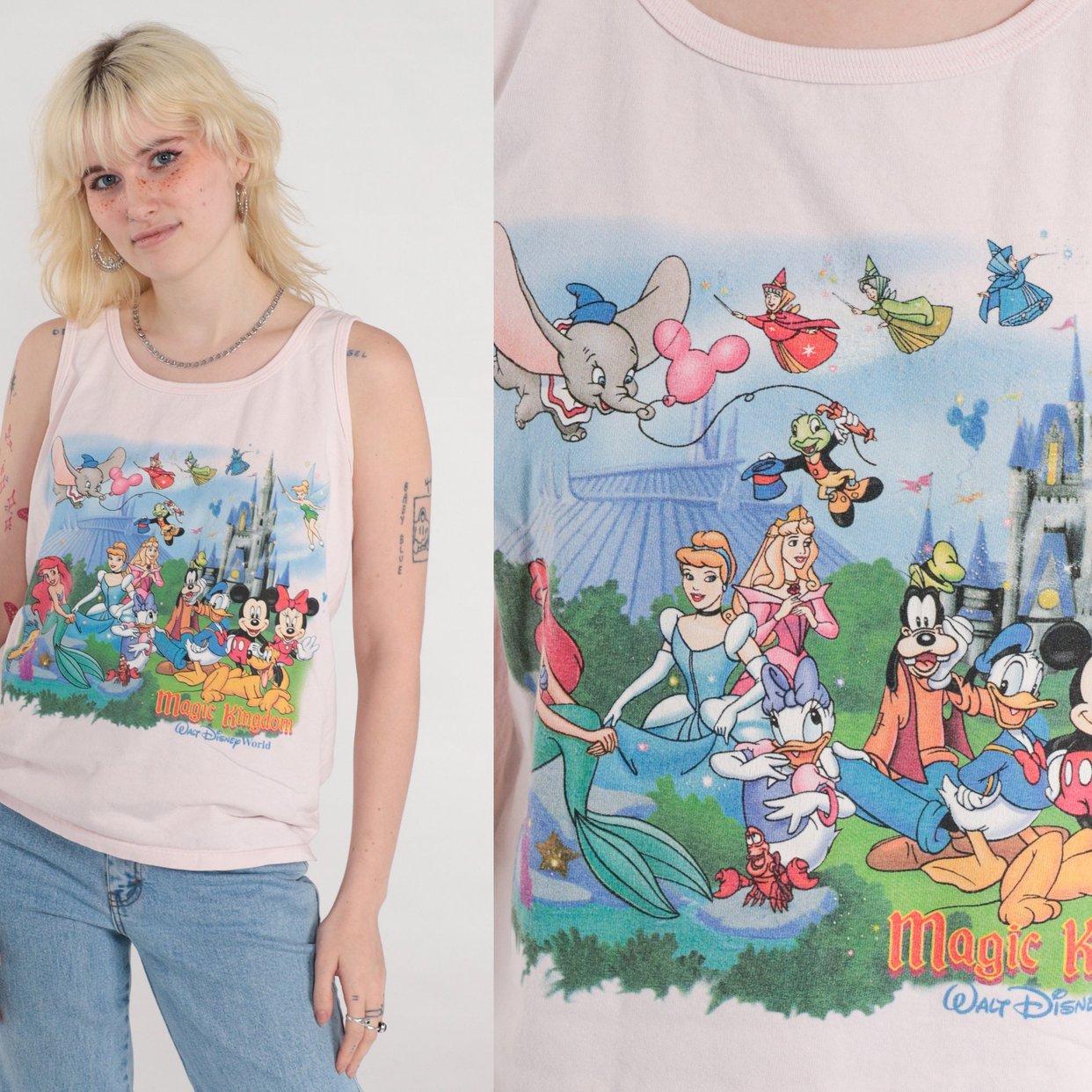 90s Disney Tank Top Walt Disney World Magic | Shop Exile - Tucson, AZ ...