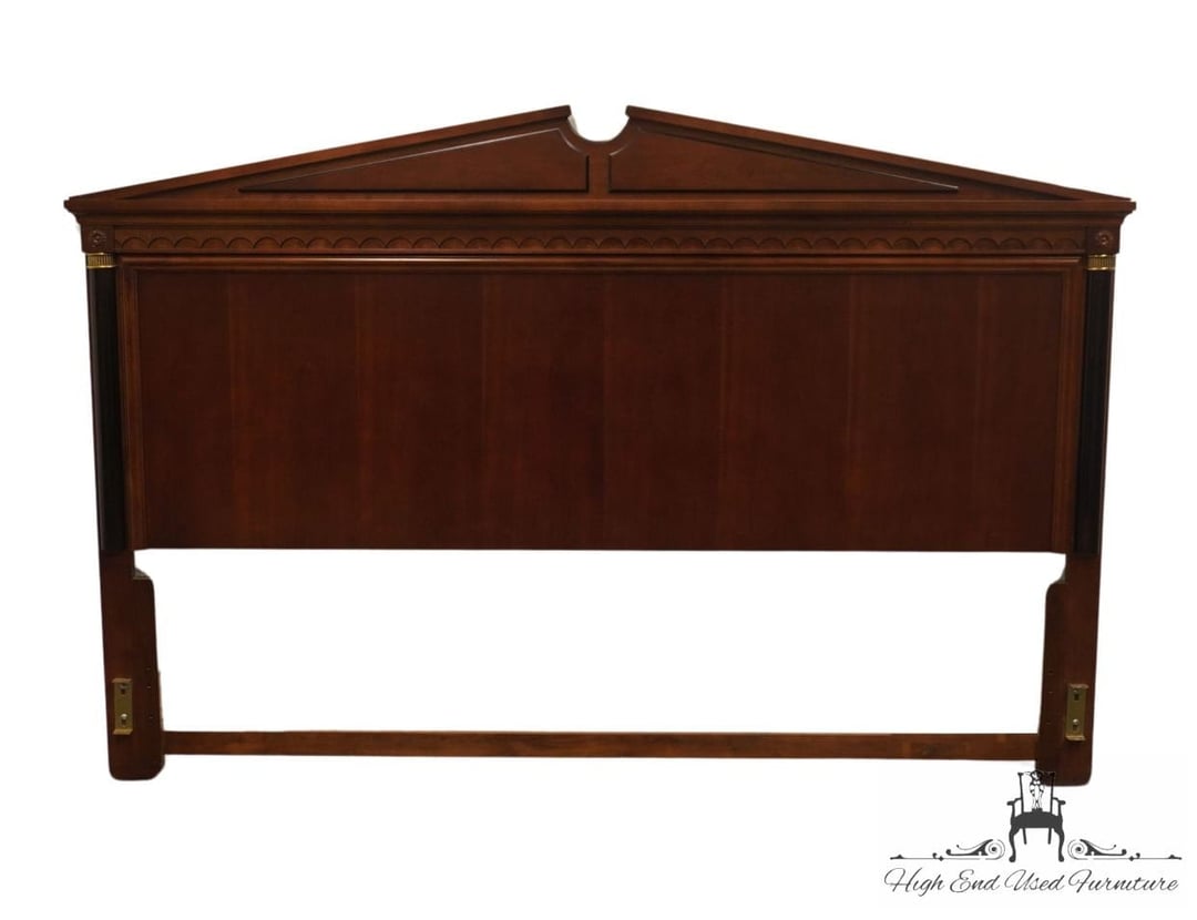 STANLEY FURNITURE British Empire Traditional King Size Pediment ...