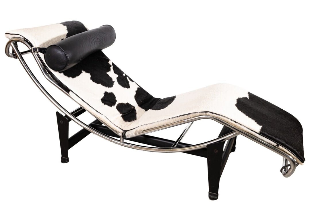 Le Corbrusier Chaise Pony Hair Lounge Chair Italy | Le Shoppe | Keego ...