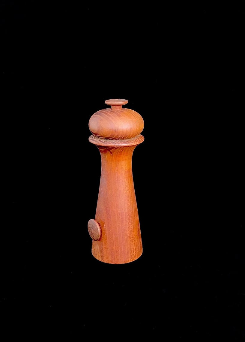 Vintage Fine Teak Wood Peppermill Salt Shaker Pepper Mill Dan | Swanky ...