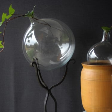 Large Very Rare Antique Blown Laboratory Lab Glass Round Scientific ...