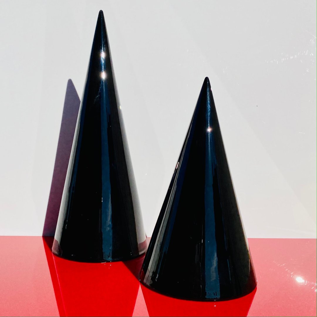 Vintage Italian Modernist Cone Obelisks | Odd Eye | East Village - New ...