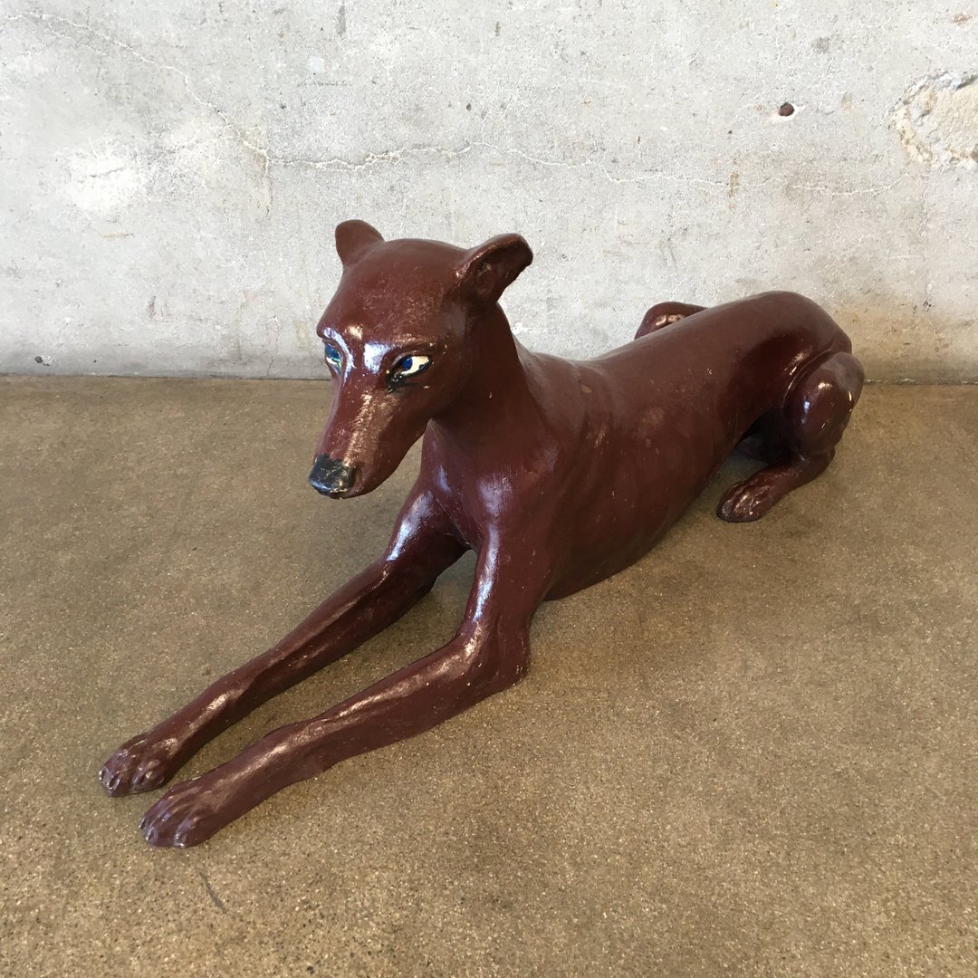 Mid Century Modern Greyhound Statue | Urban Americana (Home Decor ...