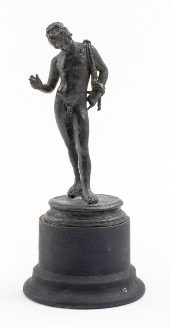 Grand Tour Patinated Bronze Statue of Narcissus | Showplace Antique ...
