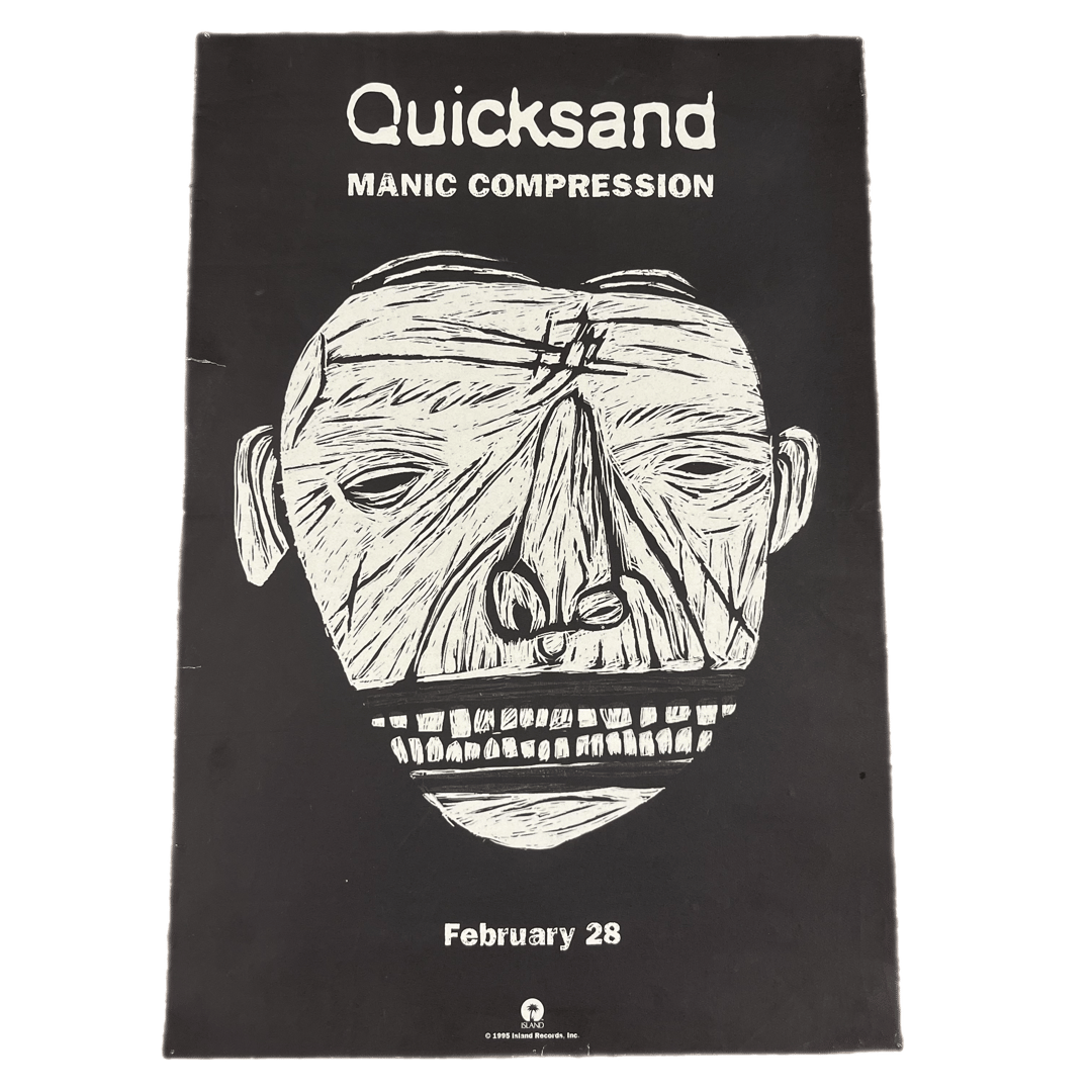 Vintage Quicksand "Manic Compression" Island Promotional Poster | Joint ...