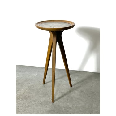 Vintage Mid Century Modern Tripod Side Table Drexel | 20c Modern - Troy ...