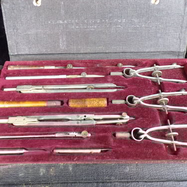 ws/Vintage NORIS Drafting Set, Complete, with Case | Annapolis Maritime ...