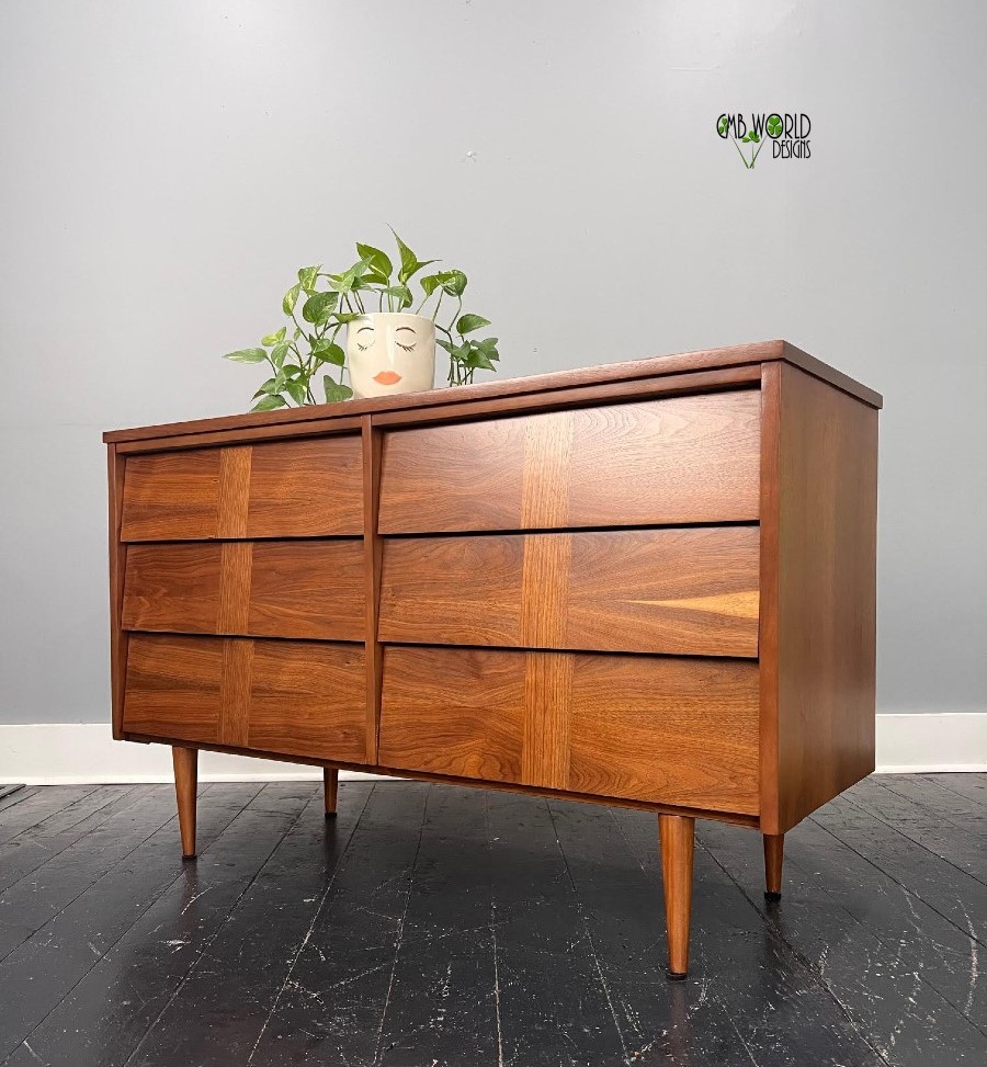 Walnut 6 drawer | CMB World Designs - DMV | ATTIC