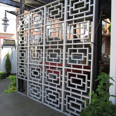 Mid Century Modern Aluminum Exterior Interior Ranch MCM Porch Screens ...