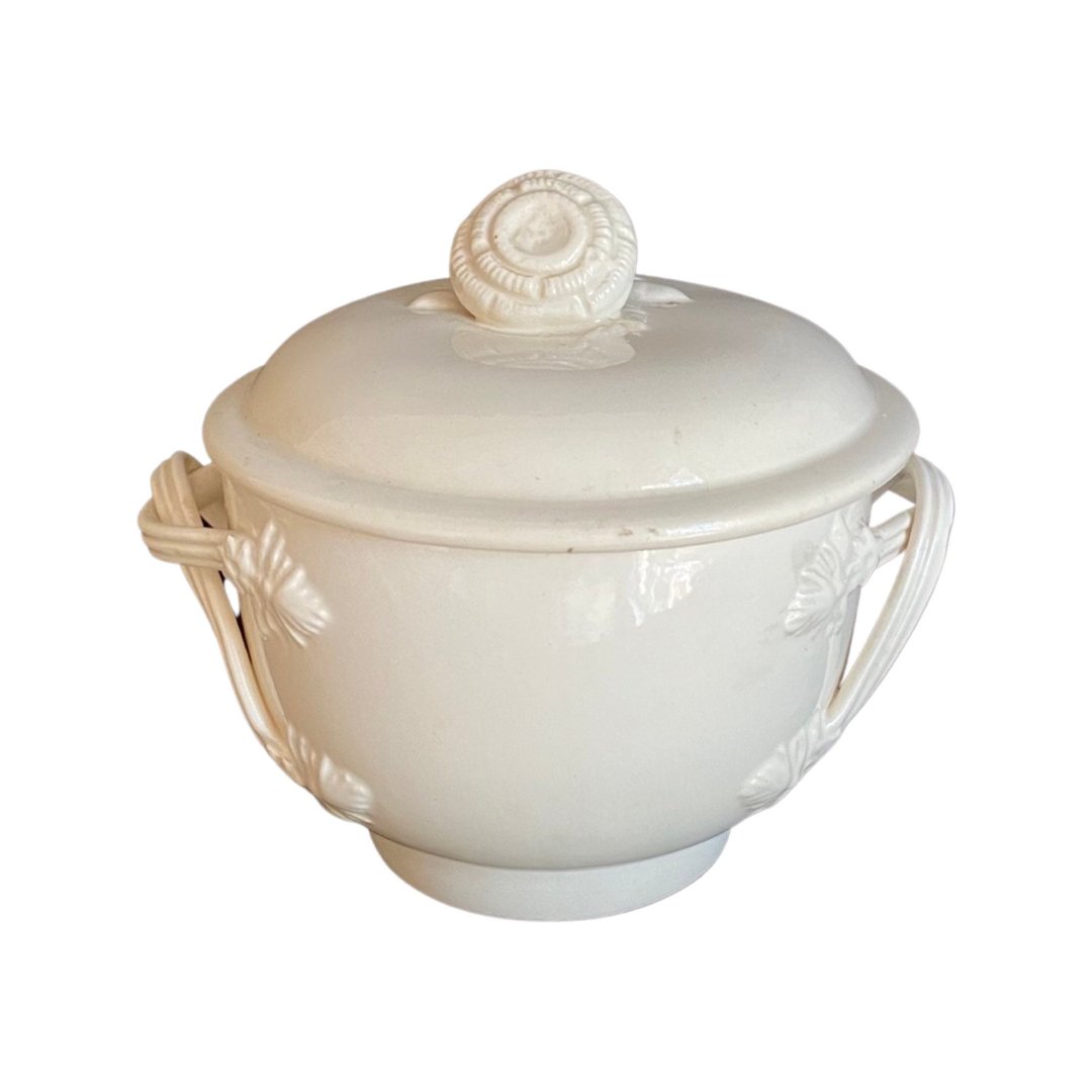 Leedsware Classical Creamware Covered Sugar Dish England | Camino ...