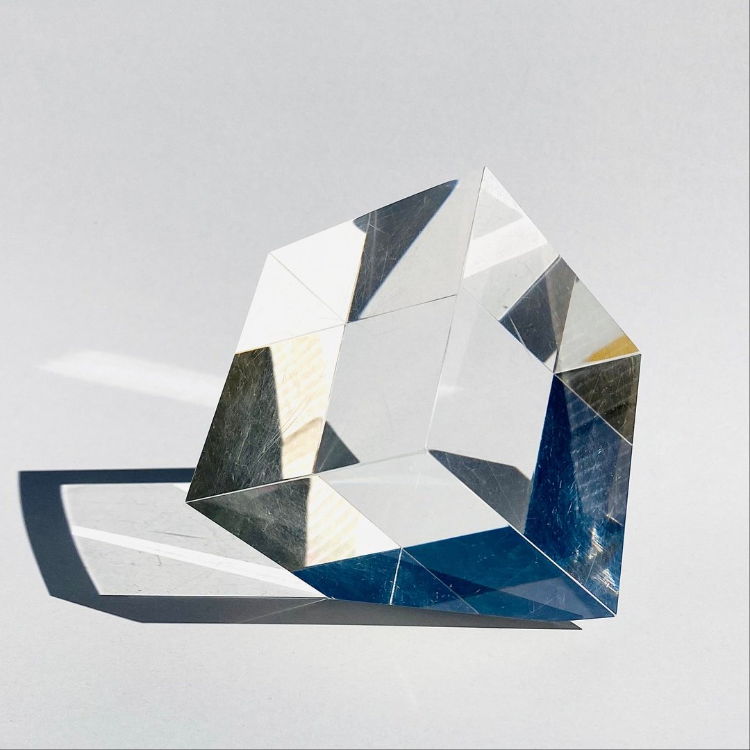 Vintage Lucite Cube Sculpture / Paperweight | Odd Eye | East Village ...