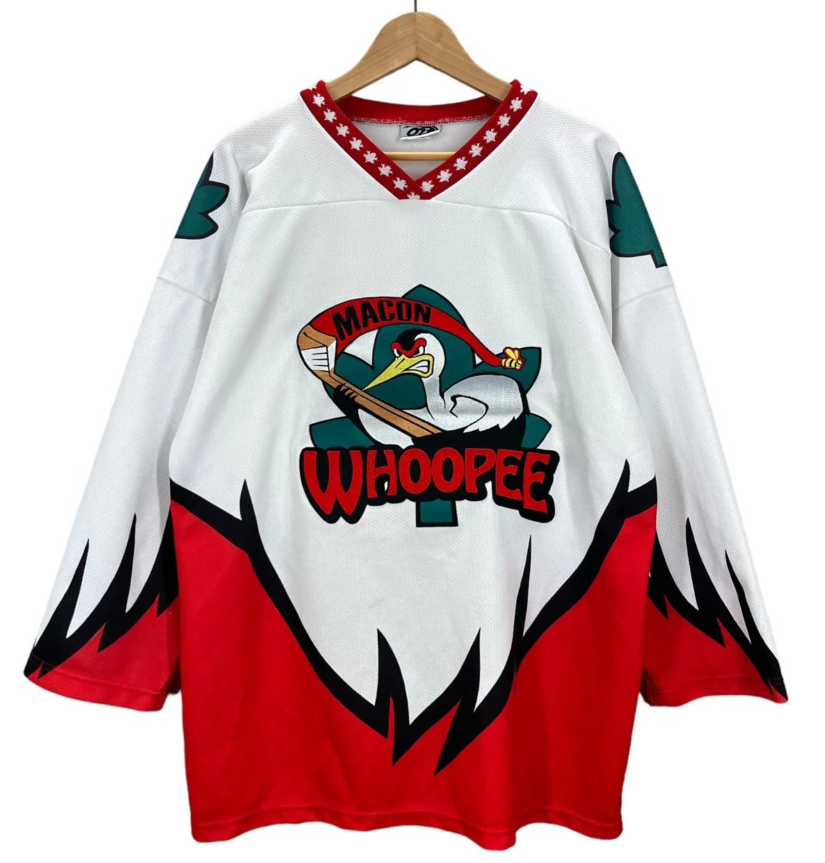 Vintage 2001 Macon Whoopee ECHL Hockey Jersey Adult Large | Downtown ...