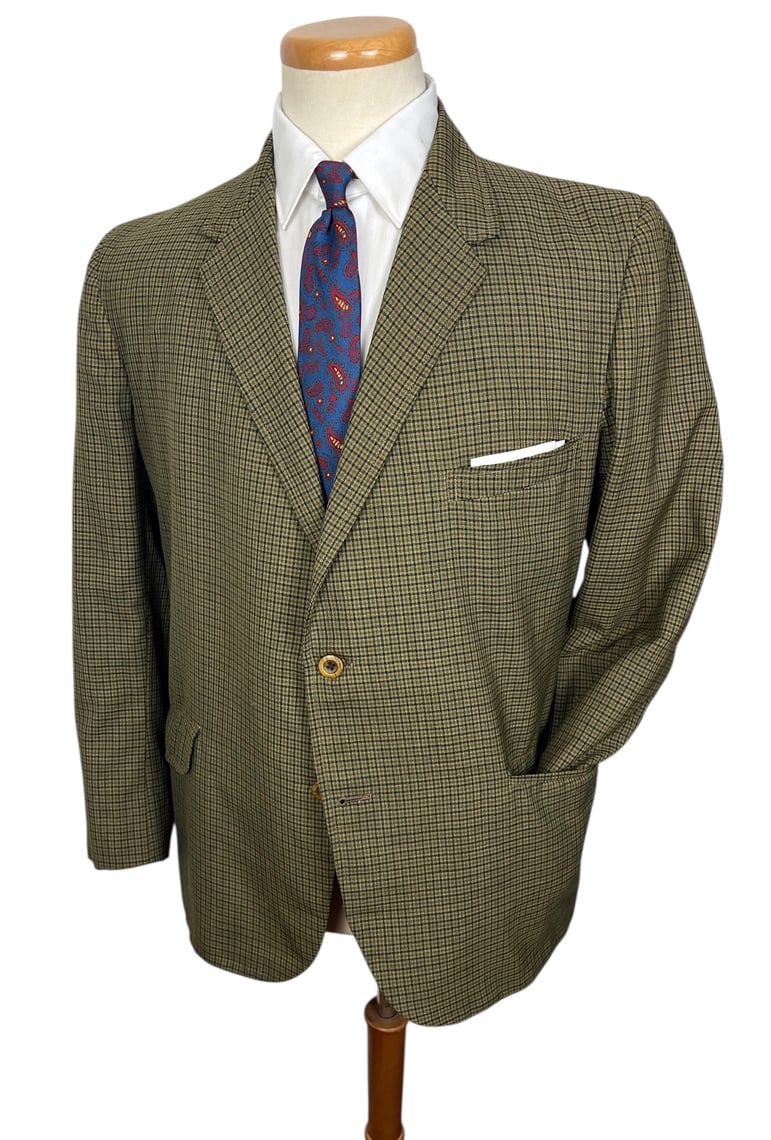 Vintage 1960s Lightweight Tropical Wool Sack Jacket ~ 40 S ~ sport coat ...