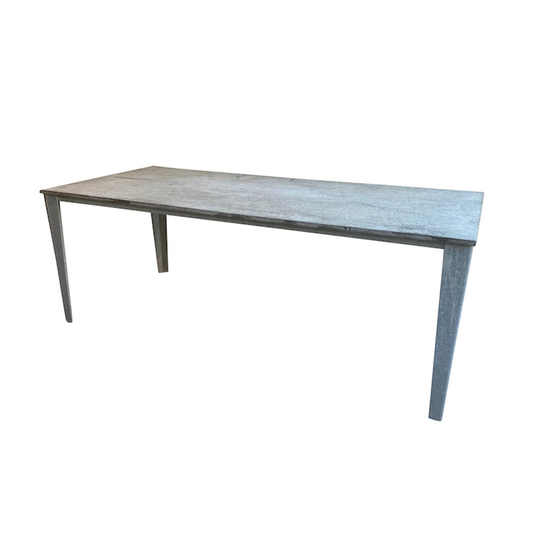 Steel and Stone Dining Table, Italy, 1980’s | The Renner Project ...