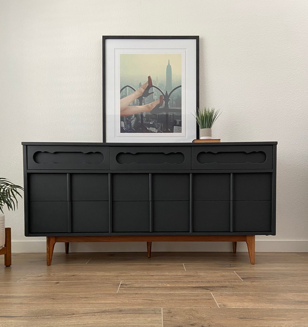 Vintage Mid Century Modern Dresser Credenza *Local Pick Up Only | Blue ...