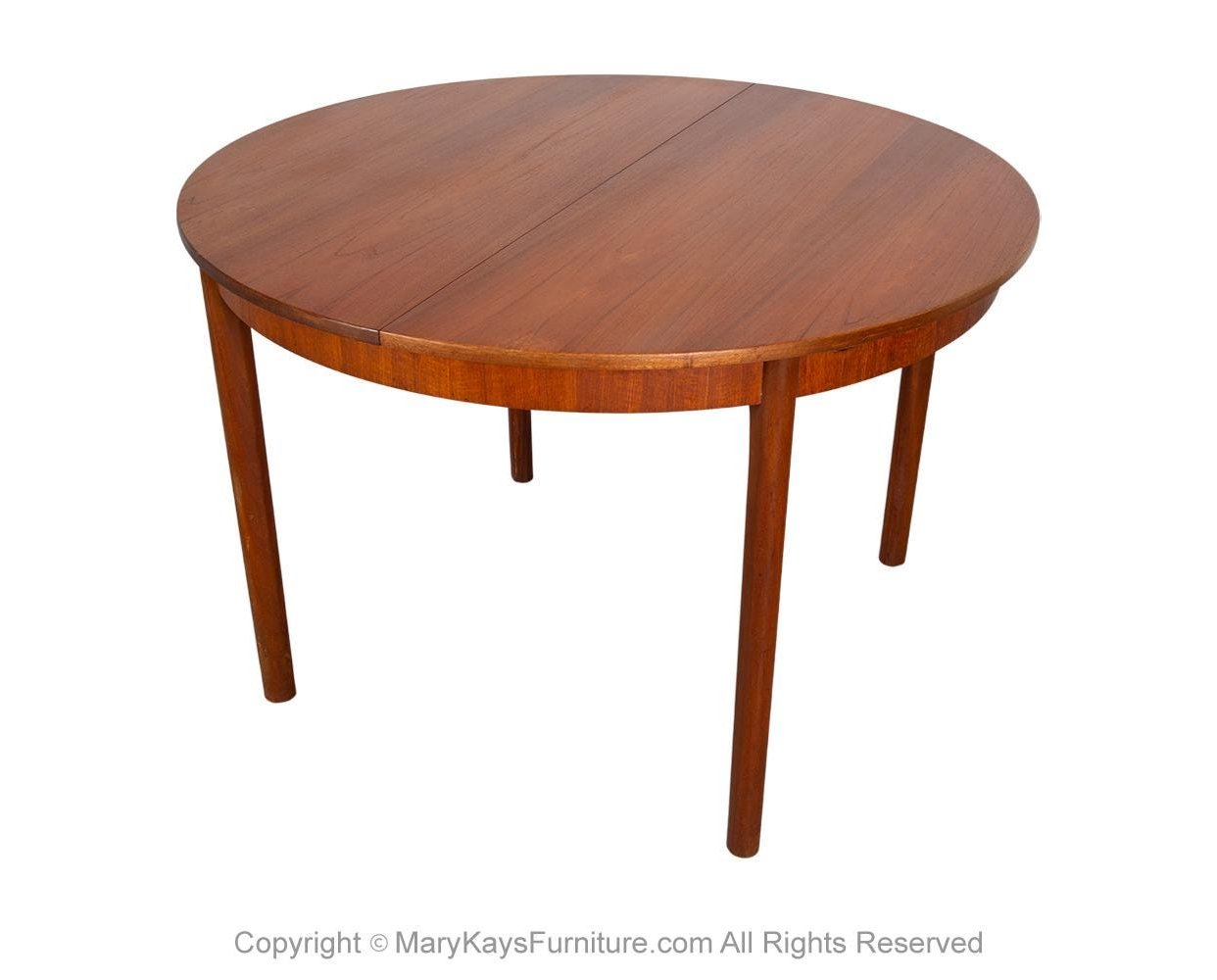 Mid-Century Teak Oval Extendable Dining Table by McIntosh | Mary Kay's ...