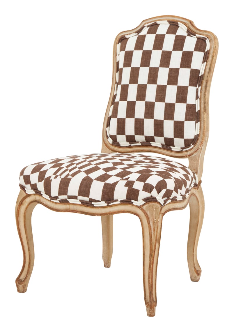 Vintage Maison Jansen Check Chair | Jayson Home | Chicago, IL Vintage Maison Jansen Check Chair | Jayson Home | Chicago, IL