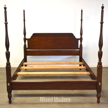 Henkel Harris Mahogany Queen Bed | Mixed Modern | Nashua, NH