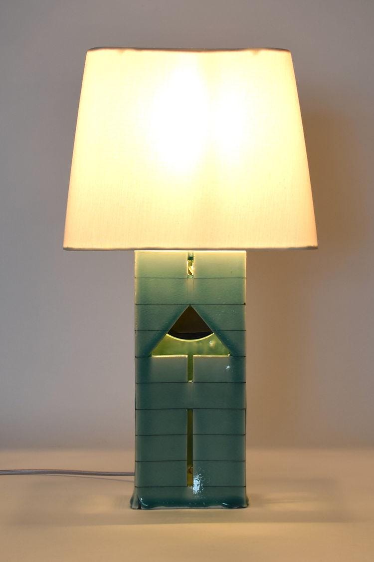 Handmade Ceramic Table Lamp - Parliament E Inspired, | James Hicks ...