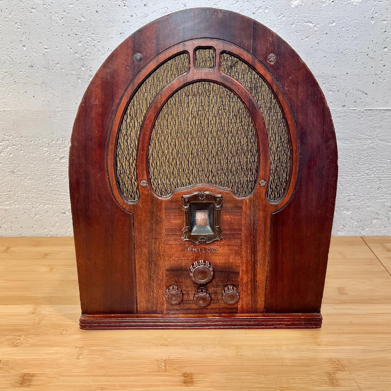 1934 Philco Cathedral Radio, AM/SW/MP3, Optional Bluetooth, | Deco2Go ...