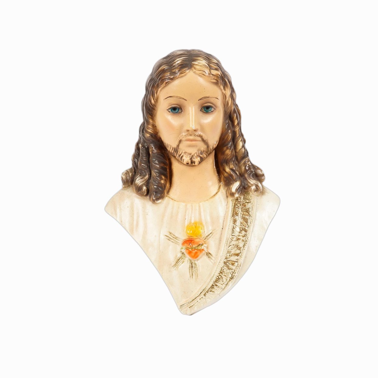 1960 Jesus Christ Wall Sculpture Chalkware Antonio's Art Studio ...