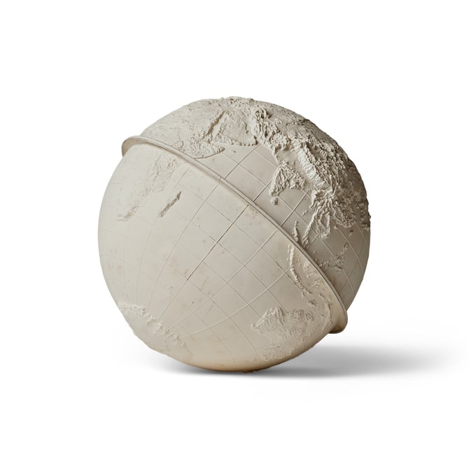 Globe by Geo-Physical Maps, 1956 | Wyeth | New York, NY