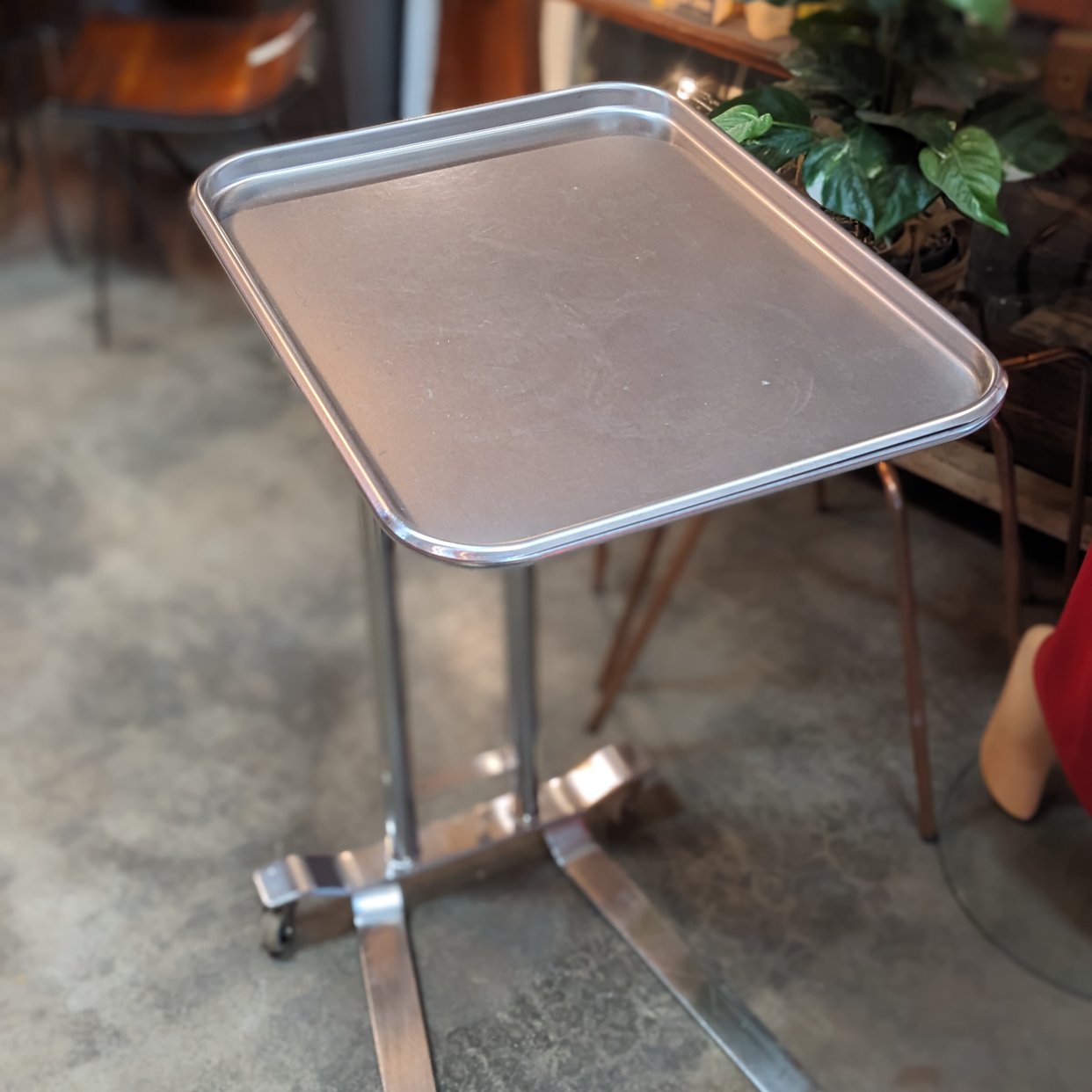 Pedigo Stainless Steel Mayo Table | Earthwise Architectual Salvage ...