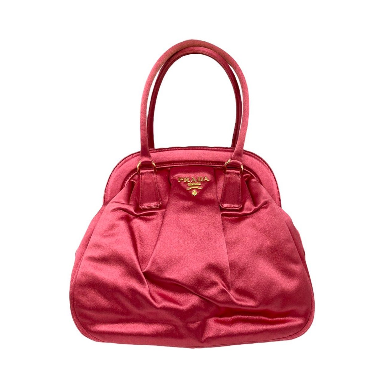 Prada Pink Satin Mini Top Handle | Treasures of NYC - New York, NY | ATTIC