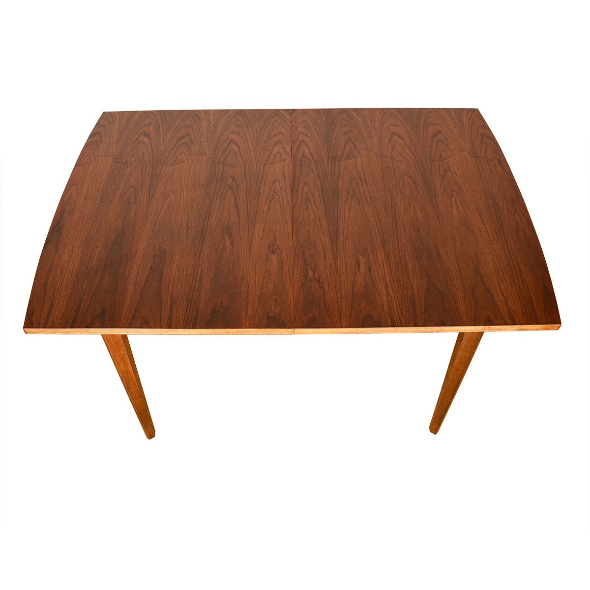 MCM Convex-Edge Expanding Rectangular Walnut Dining Table | Modern ...