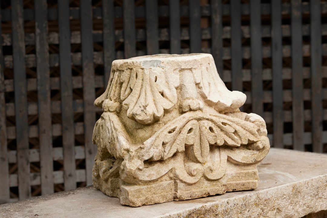 17th Century French Carved Limestone Capital | Michael Trapp | West ...