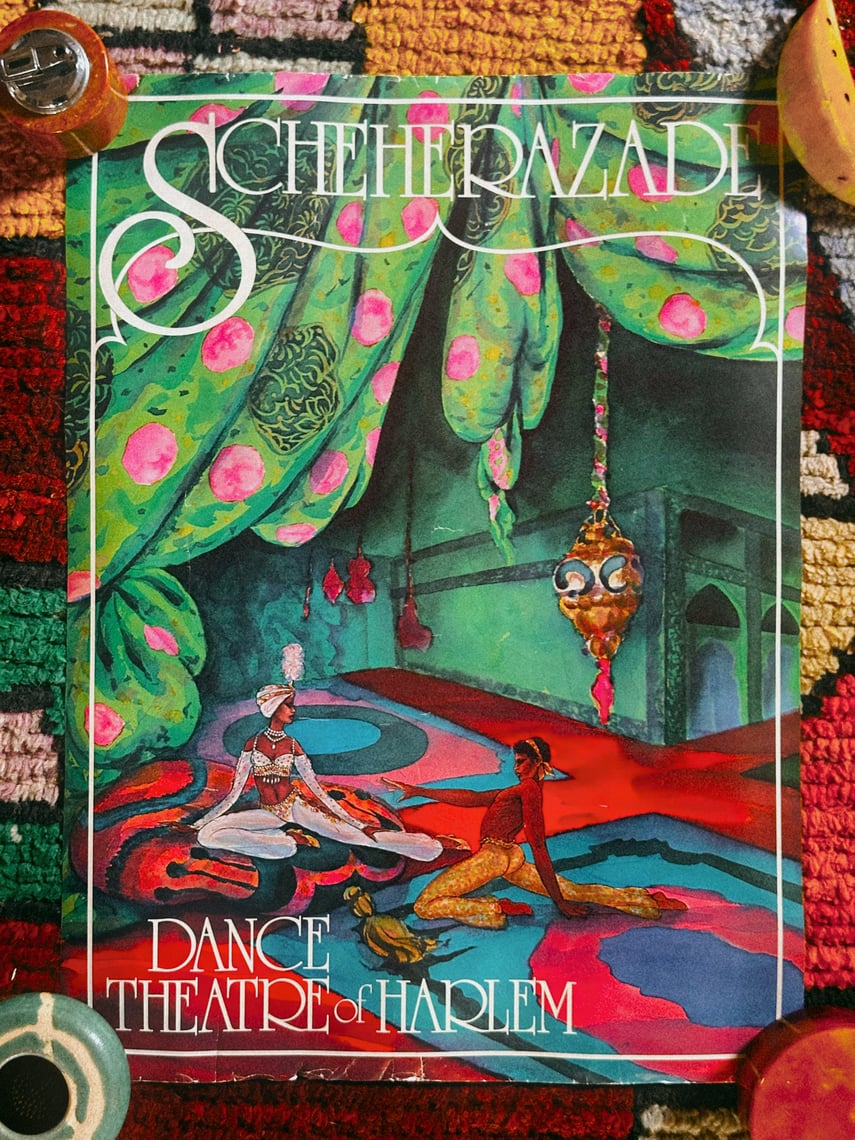 Vintage Rare Scheherazade Dance Theatre of Harlem Poster (1981) | BLK ...