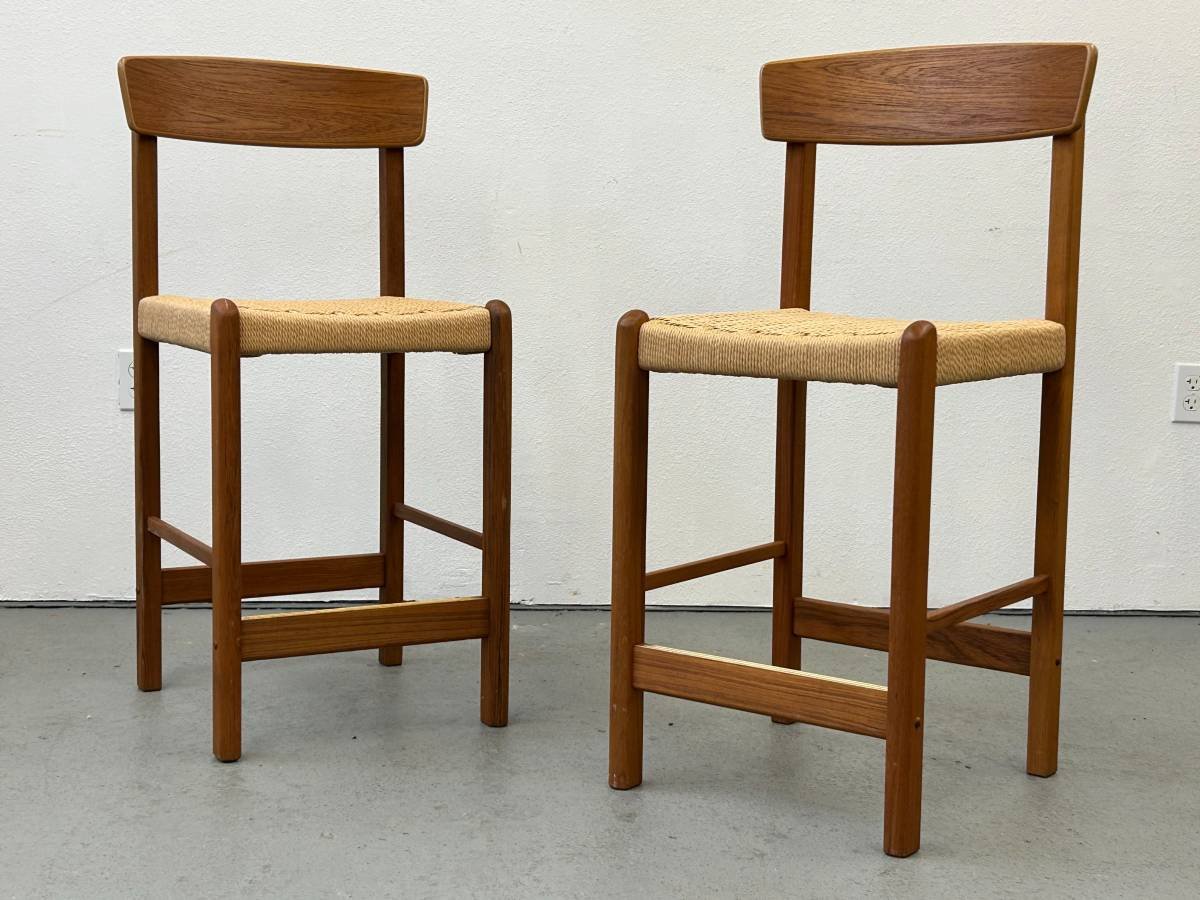 Danish Style Teak Counter Stools | Seattle Furniture Company - Seattle ...