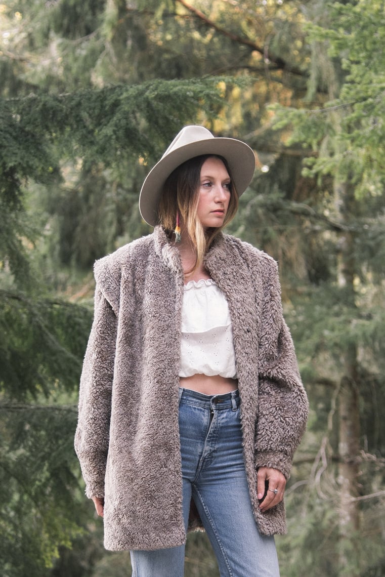1960s Faux Fur Coat, Vintage Oversized Plush Vegan Fur Coat, | Surf and ...