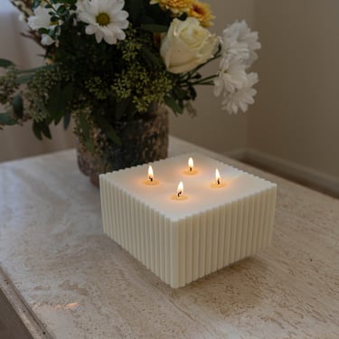 Giant Pillar Candles | Extra Large Modern Aesthetic Cool | Sculptos ...