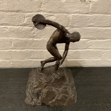 Discus Thrower, Antique Bronze Finish Statue | GoodWood - U St ...